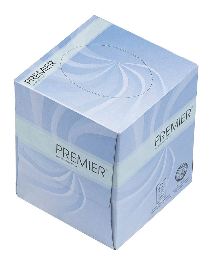 PREMIER CUBE BOX TISSUE